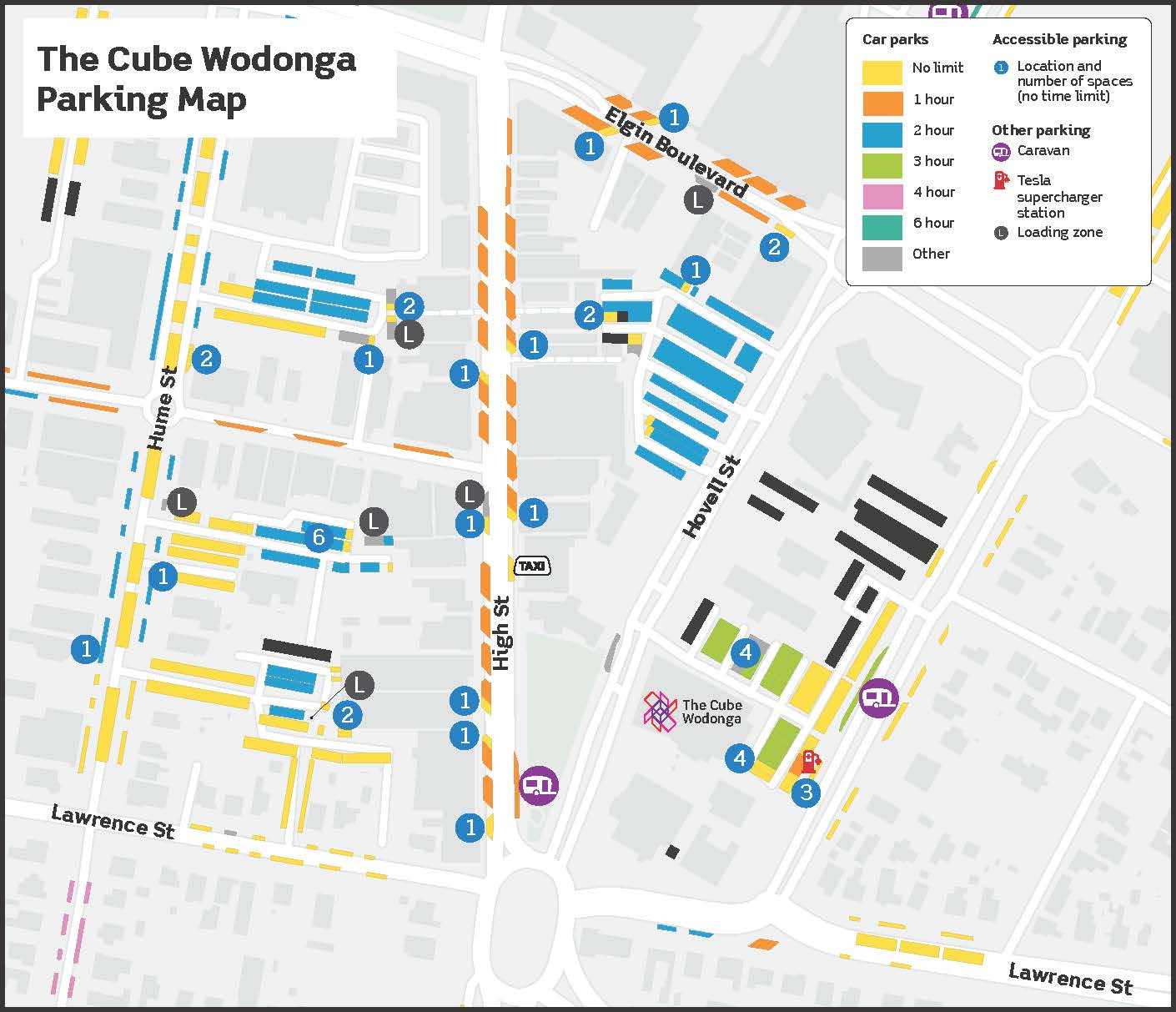 Location and parking - The Cube Wodonga